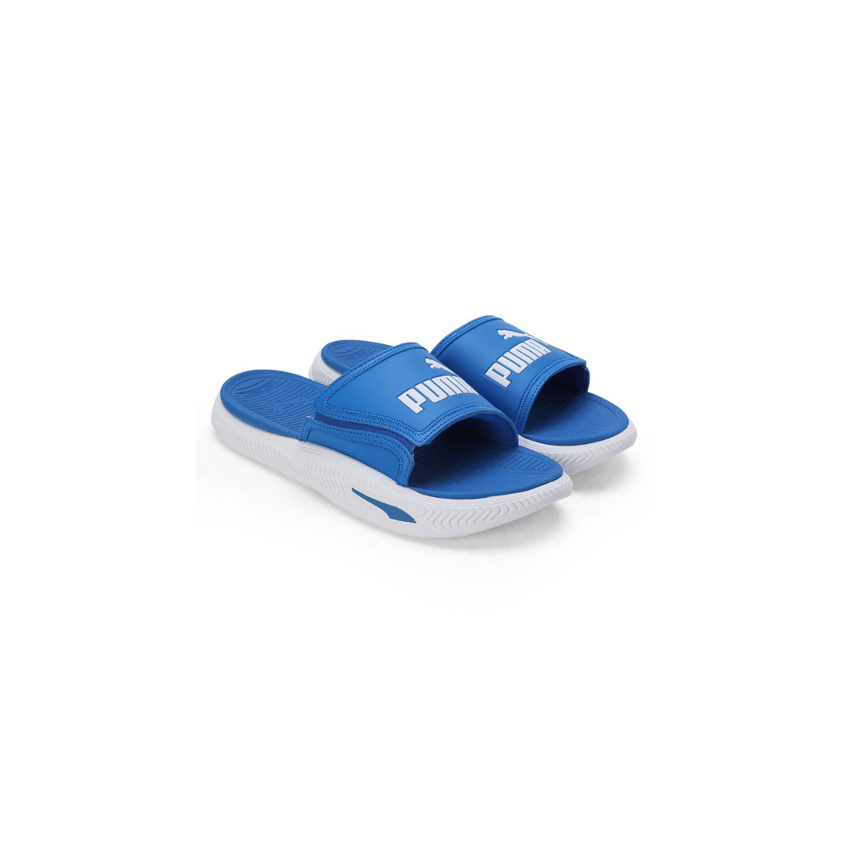 Buy Puma SoftridePro Slide 24 Unisex Blue Sliders Online