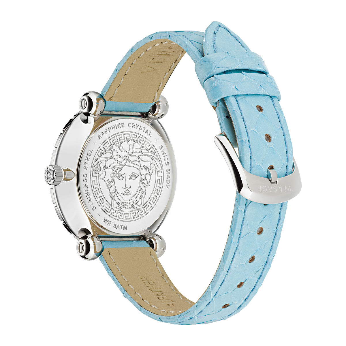 Versace Wrist Watch Women Light Blue Dial VE6I00123 (M): Buy Versace ...