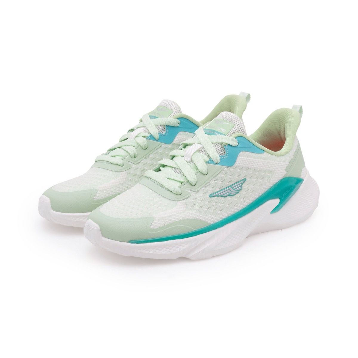 Buy Red Tape Women Colorblock Green Walking Shoes Online