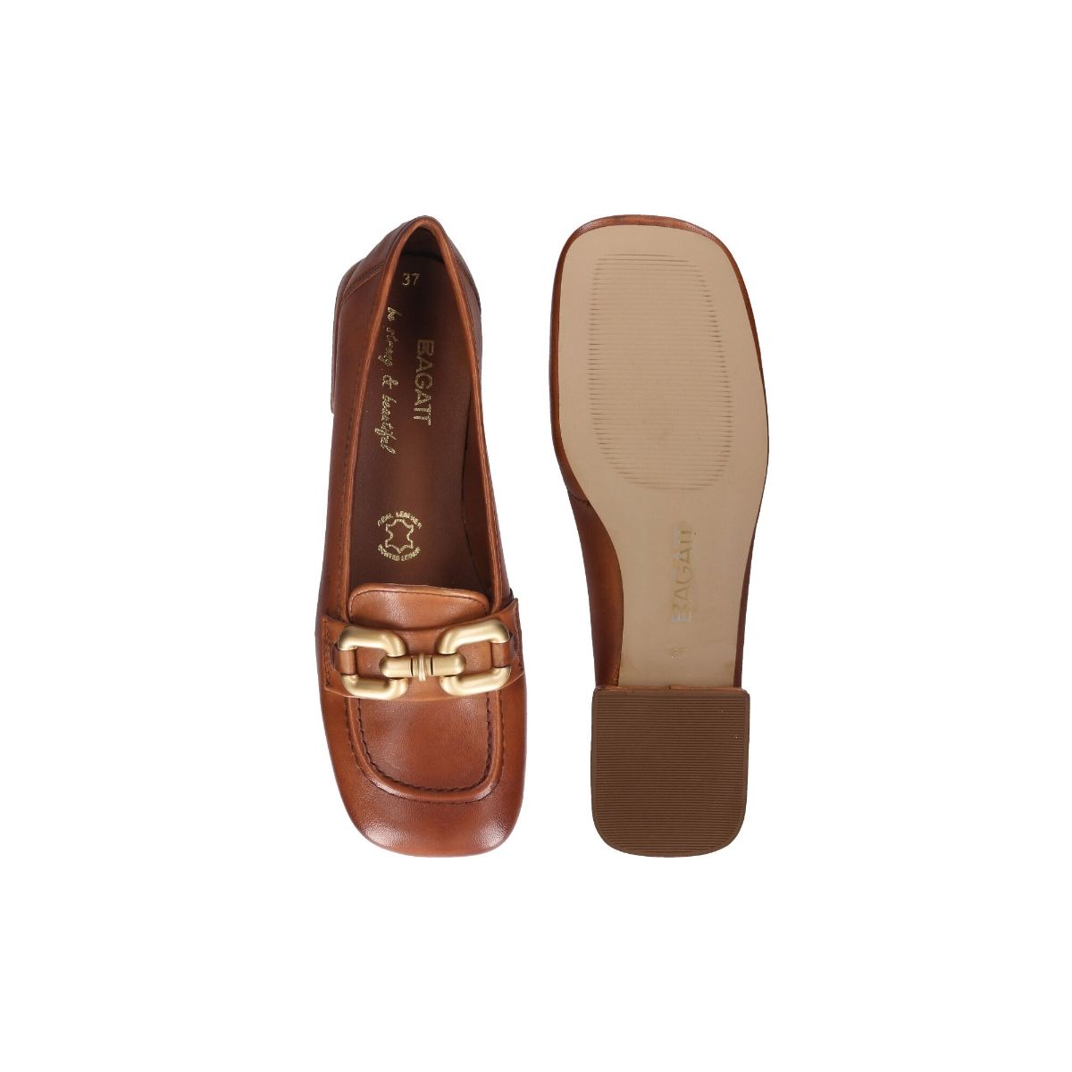 Buy BAGATT Genova Cognac Women Loafers Online
