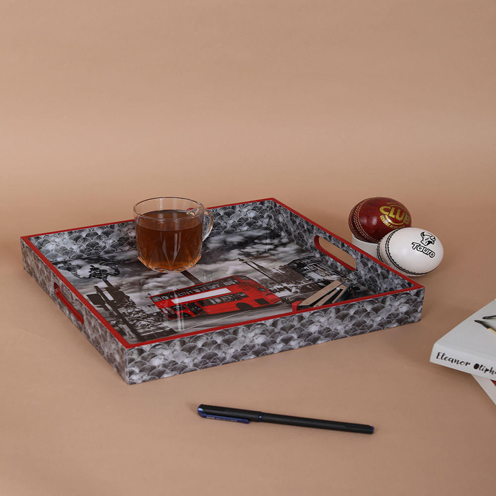 Assemblage The Double Decker Red Bus Tray: Buy Assemblage The Double ...