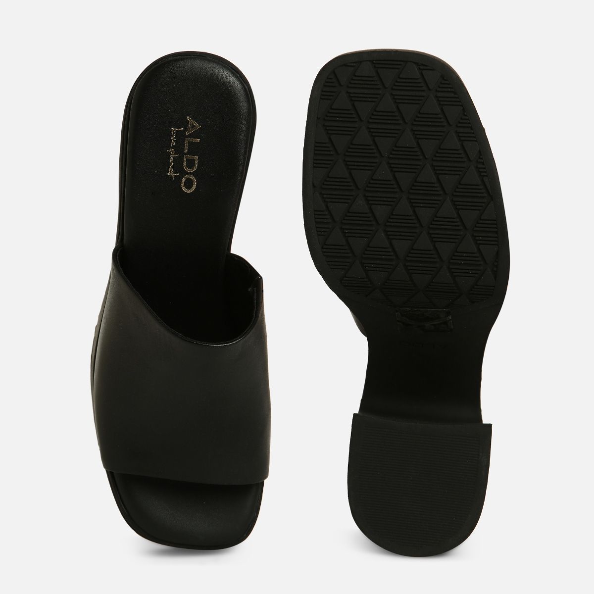 Buy Aldo May See Women Black Block Heel Sandals Online