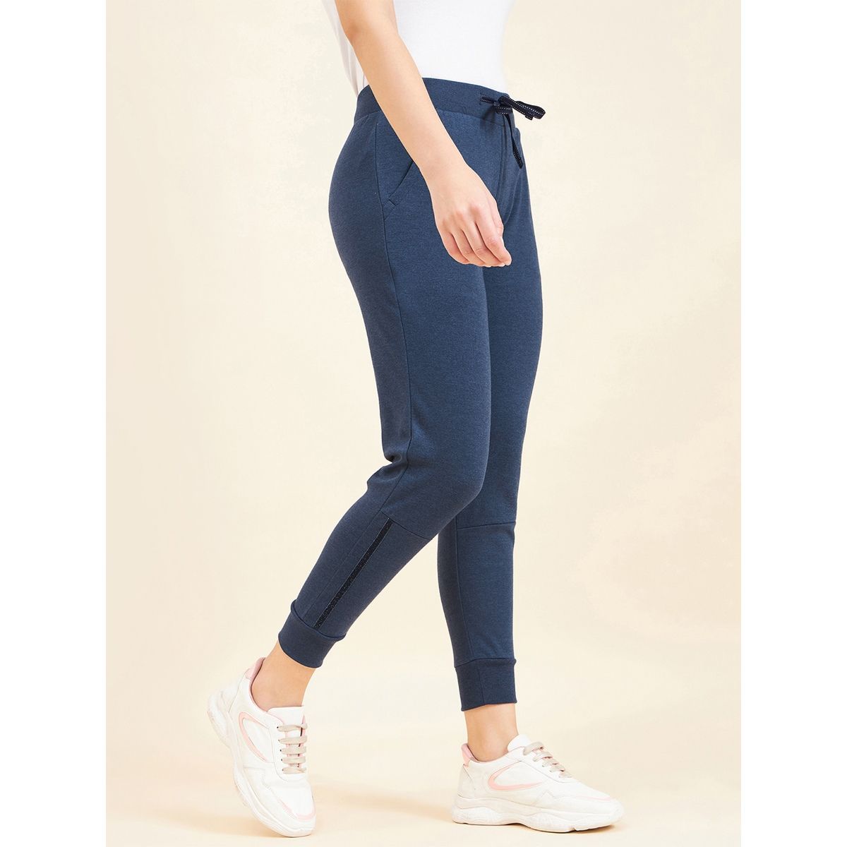 Buy Sweet Dreams Women Solid Joggers Online
