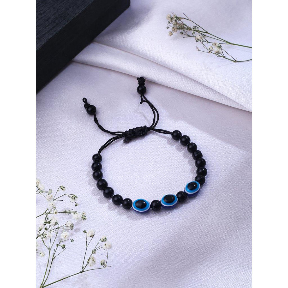 Buy NVR Evil Eye Black Thread Bracelet Online