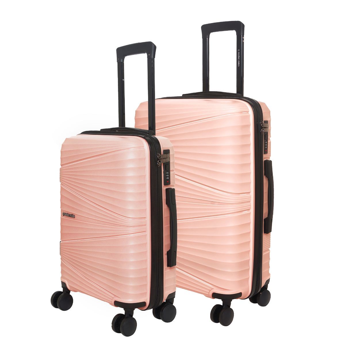 Buy Nasher Miles Mumbai Hard-Sided Polypropylene Luggage Peach Trolley ...