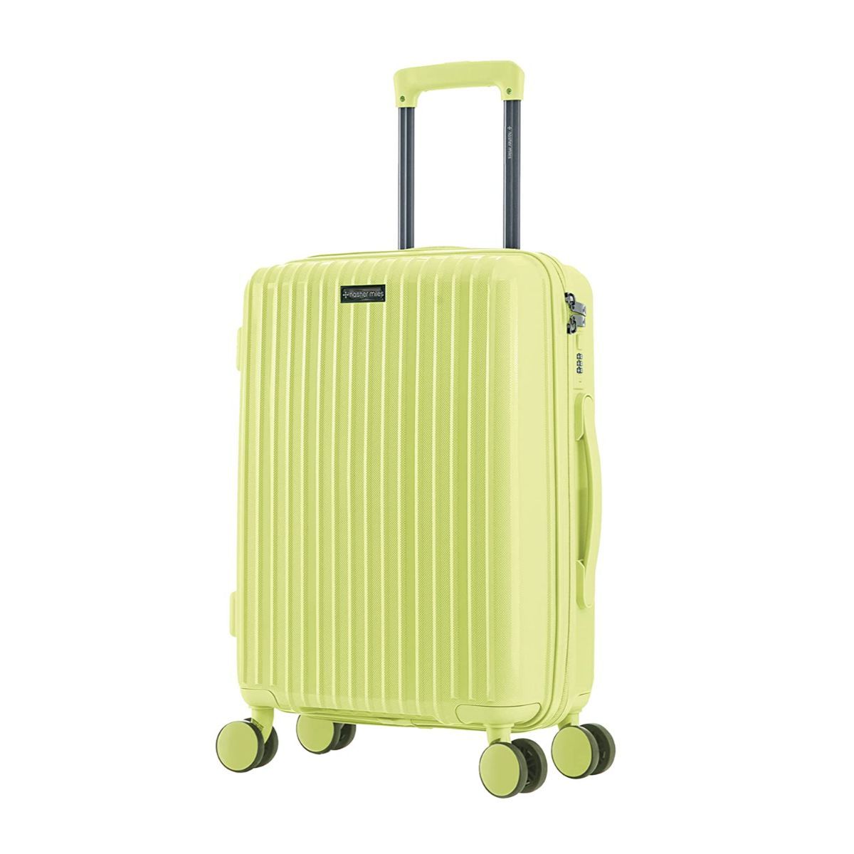 Buy Nasher Miles Pondicherry Hard-Side Polypropylene Lime Yellow ...