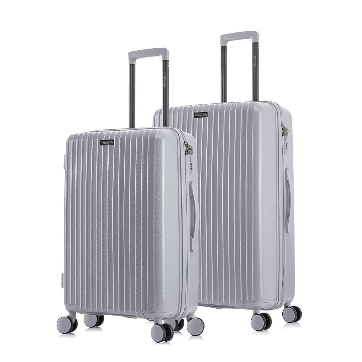 Buy Nasher Miles Pondicherry Hard-Side Polypropylene Grey Trolley Bags ...