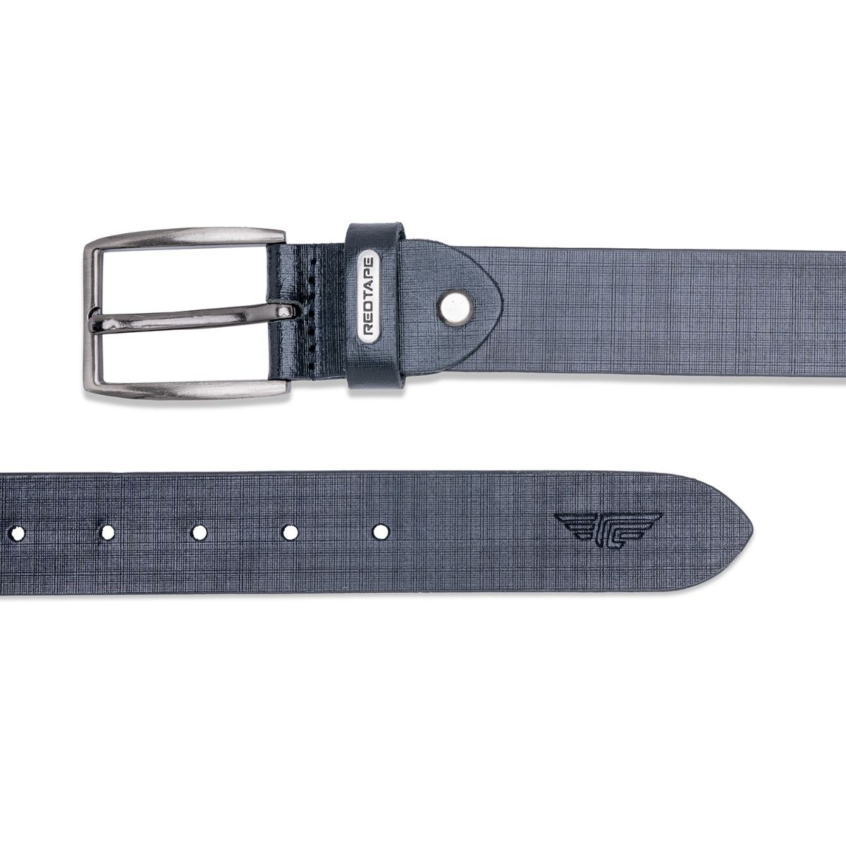Red Tape Men Black Leather Belt: Buy Red Tape Men Black Leather Belt ...