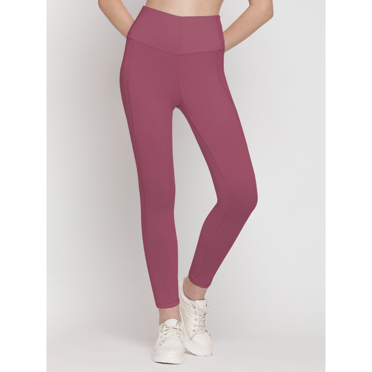 Buy Wear Jukebox Mauve Long Line Super High Rise Tights Online