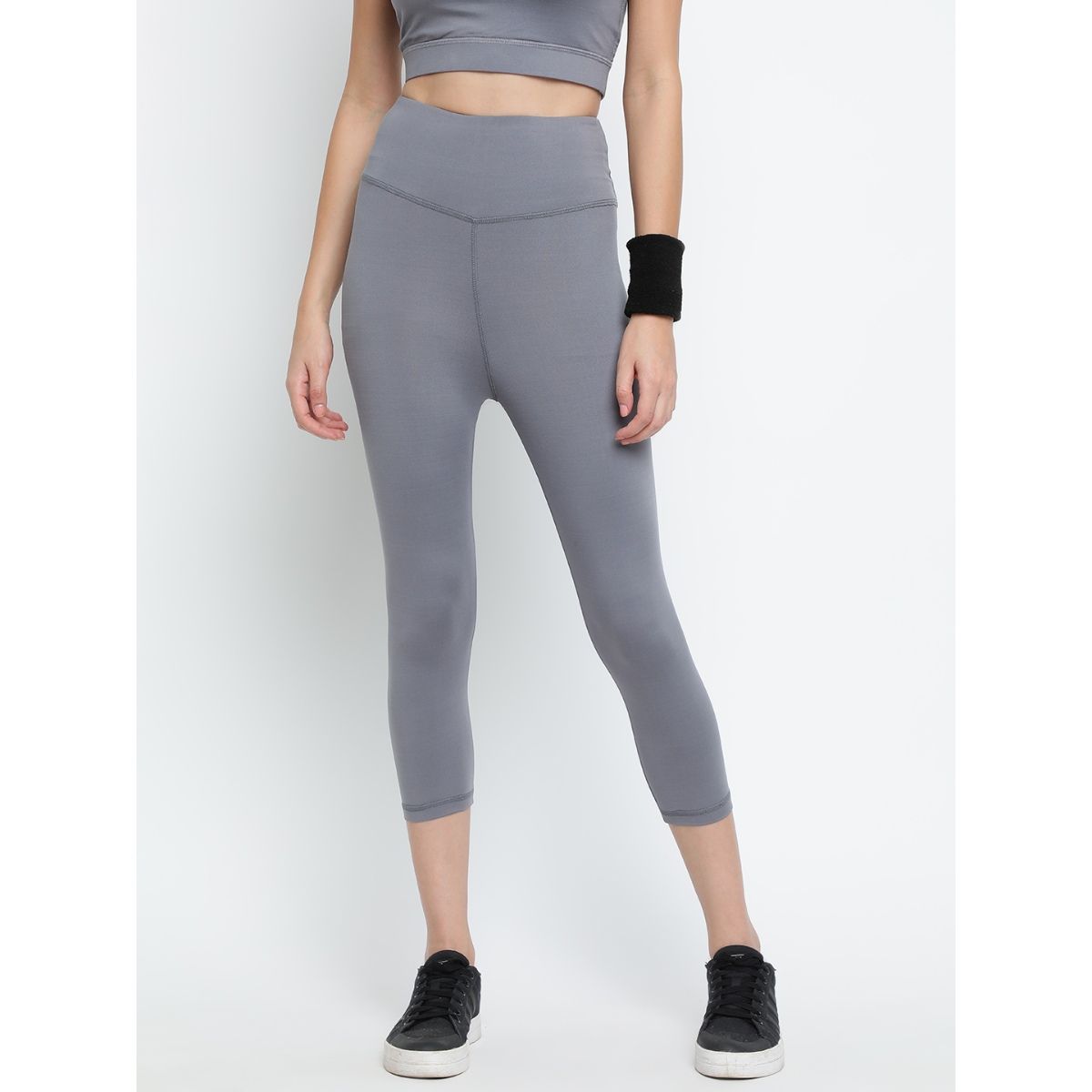 Buy Wear Jukebox Women Grey Desire High Rise Tights Online
