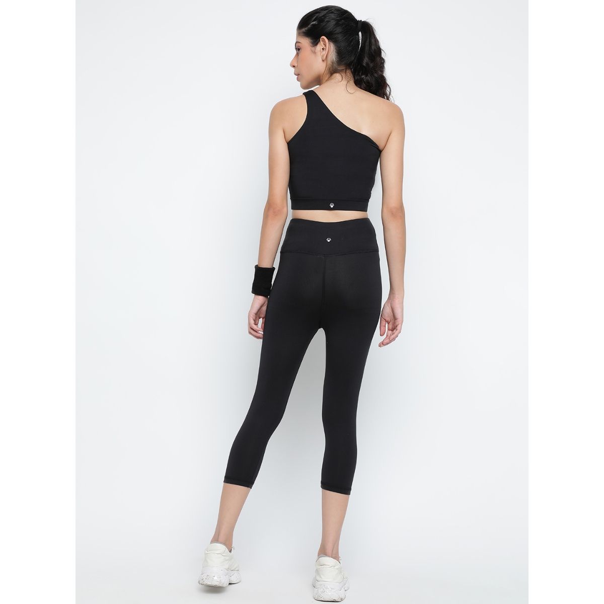 Buy Wear Jukebox Black Desire Sports Bra And Tights Set (Set of 2) Online