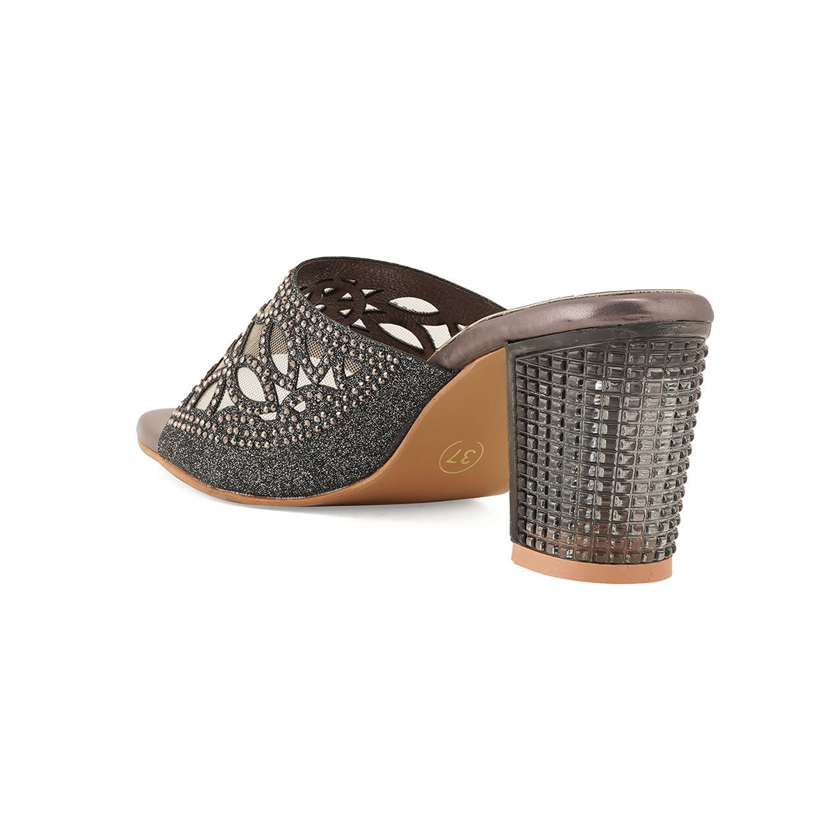 ELLE Silver Women Slip On Sandals: Buy ELLE Silver Women Slip On ...