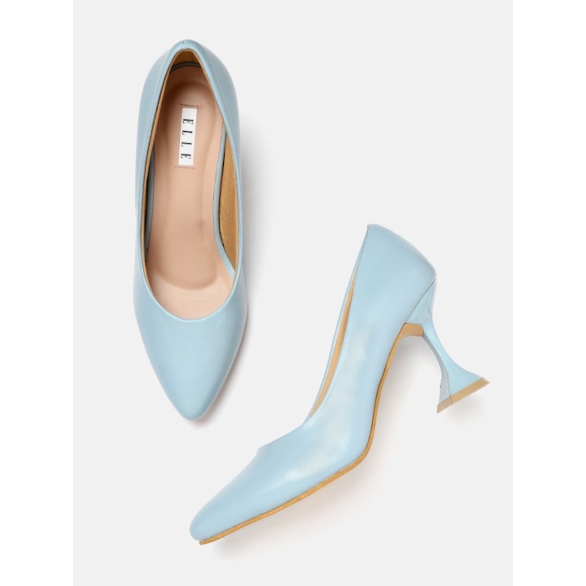 Buy ELLE Blue Women Slip On Pumps Online