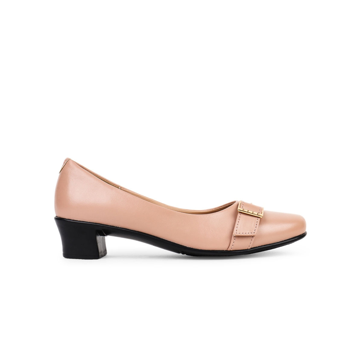 ELLE Peach Women Buckle Pumps: Buy ELLE Peach Women Buckle Pumps Online ...