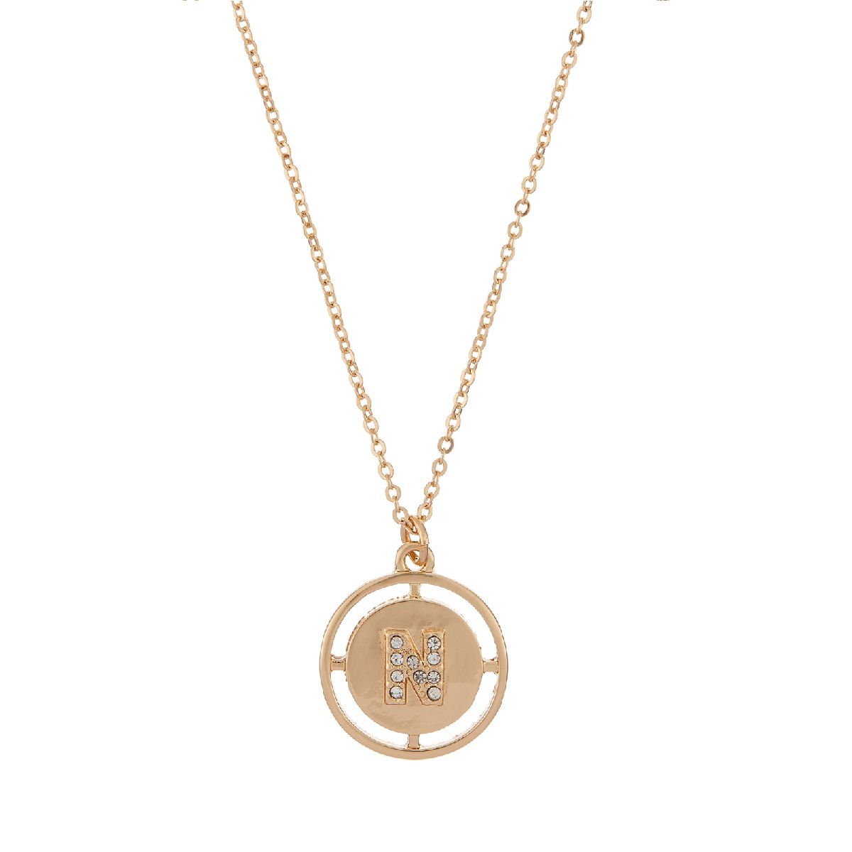 Buy Accessorize London Pave Coin Inital N Online