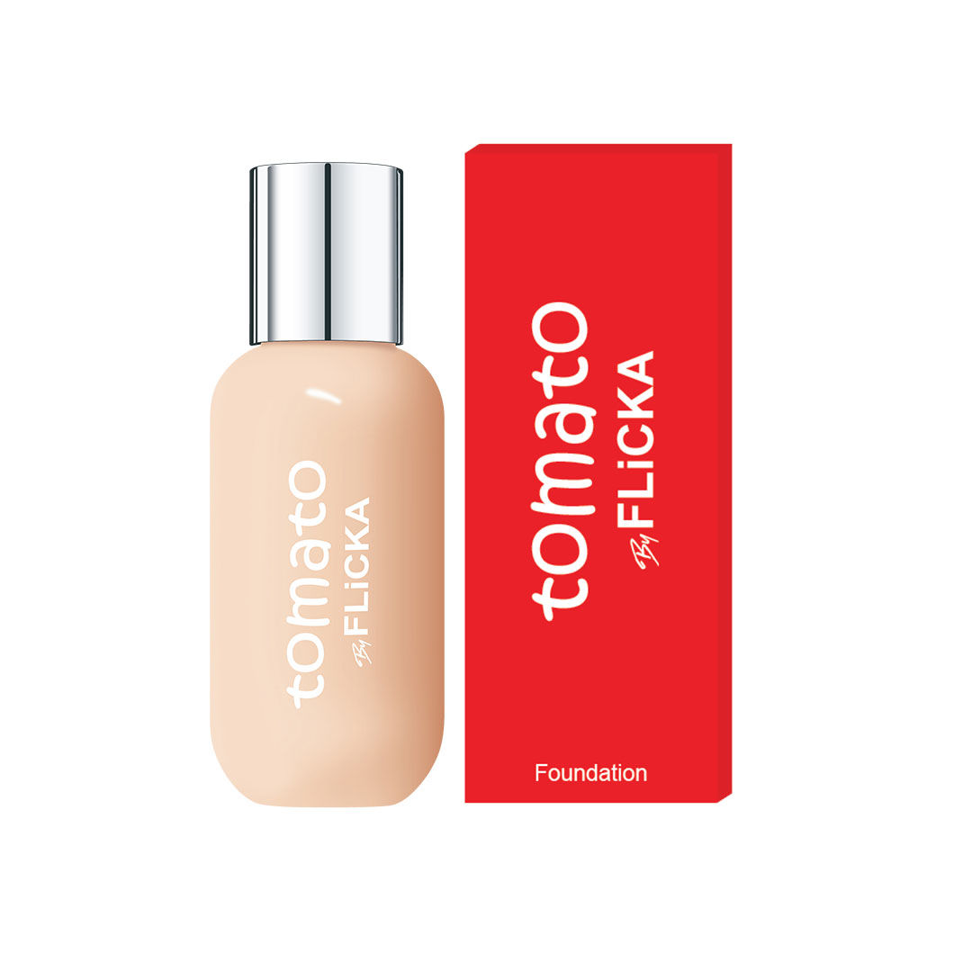 FLiCKA Tomato Foundation With SPF: Buy FLiCKA Tomato Foundation With ...