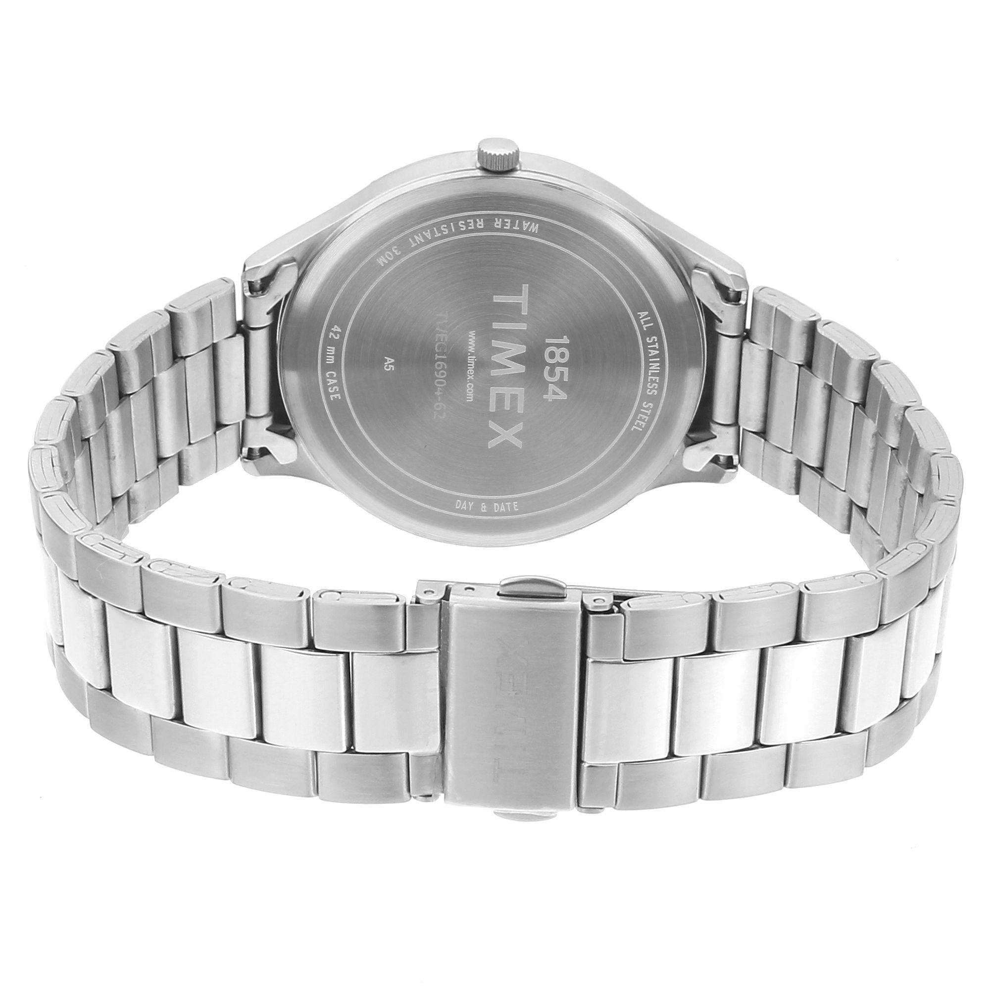 Buy Timex Round 21mm Grey Dial Analog Men Watch - TWEG16904 Online