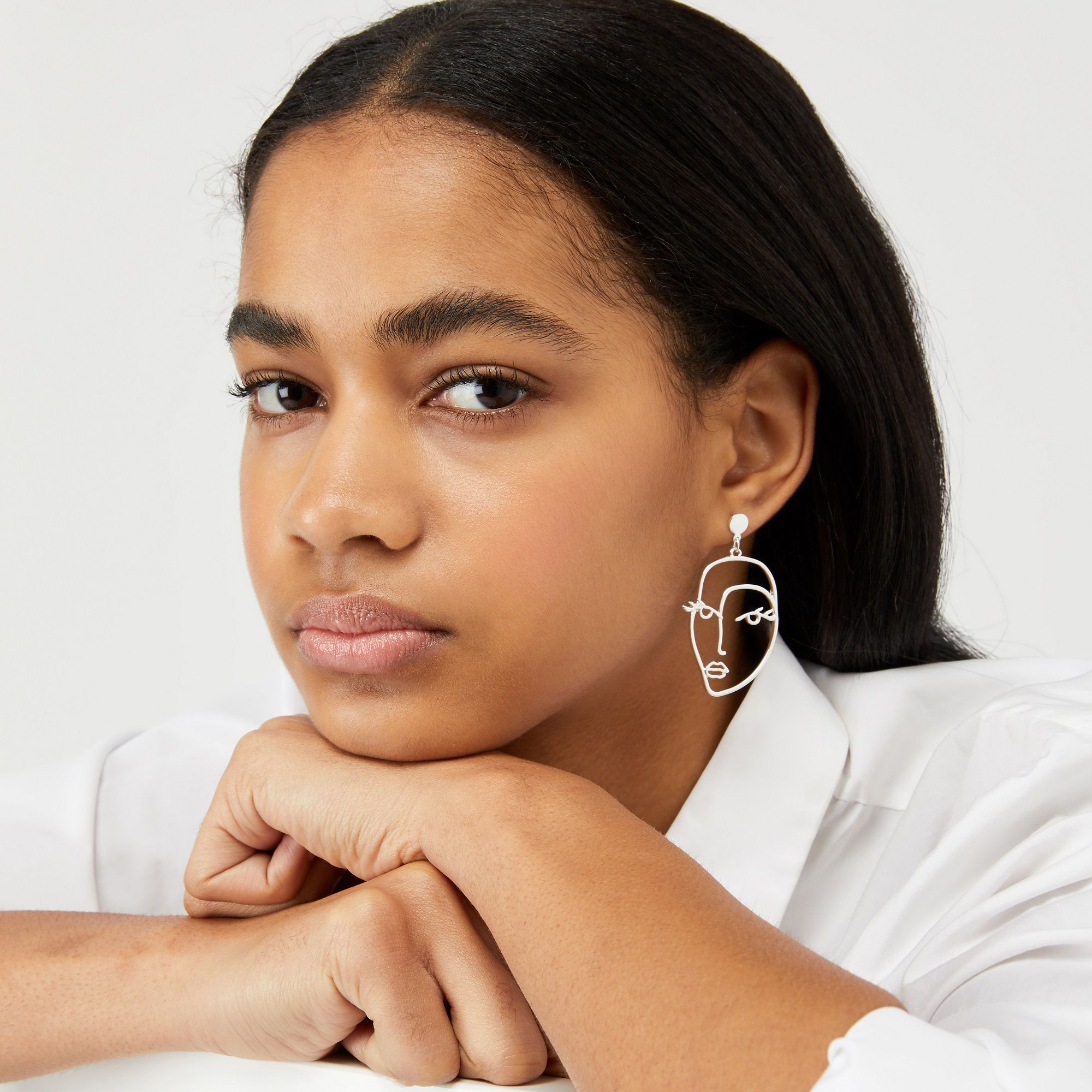 Accessorize London Cut-Out Face Drop Earrings: Buy Accessorize London ...