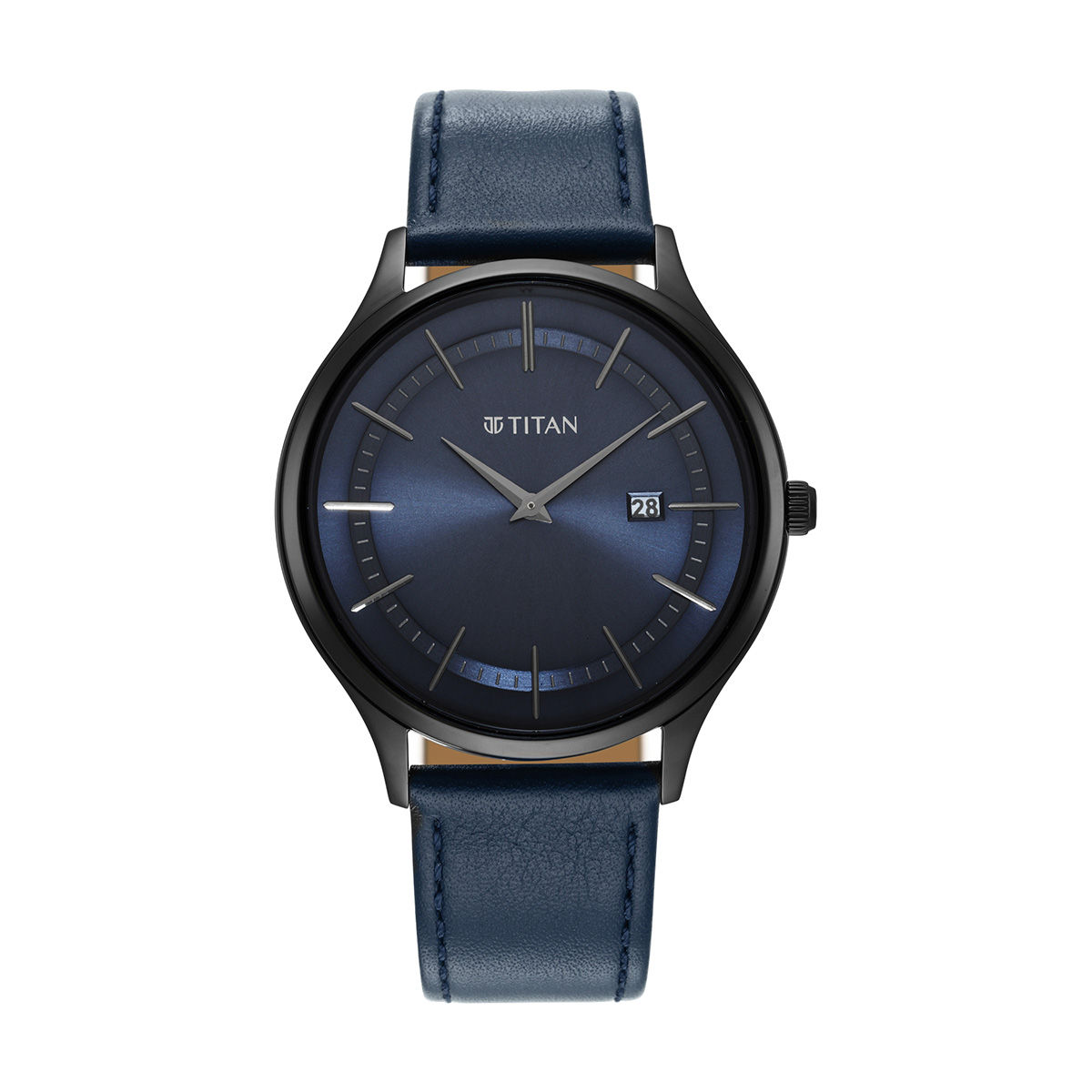 Buy Titan Classique 90142NL01 Blue Dial Analog watch for Men Online