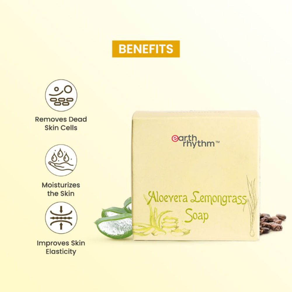 Earth Rhythm Aloe Vera Lemongrass Soap: Buy Earth Rhythm Aloe Vera ...