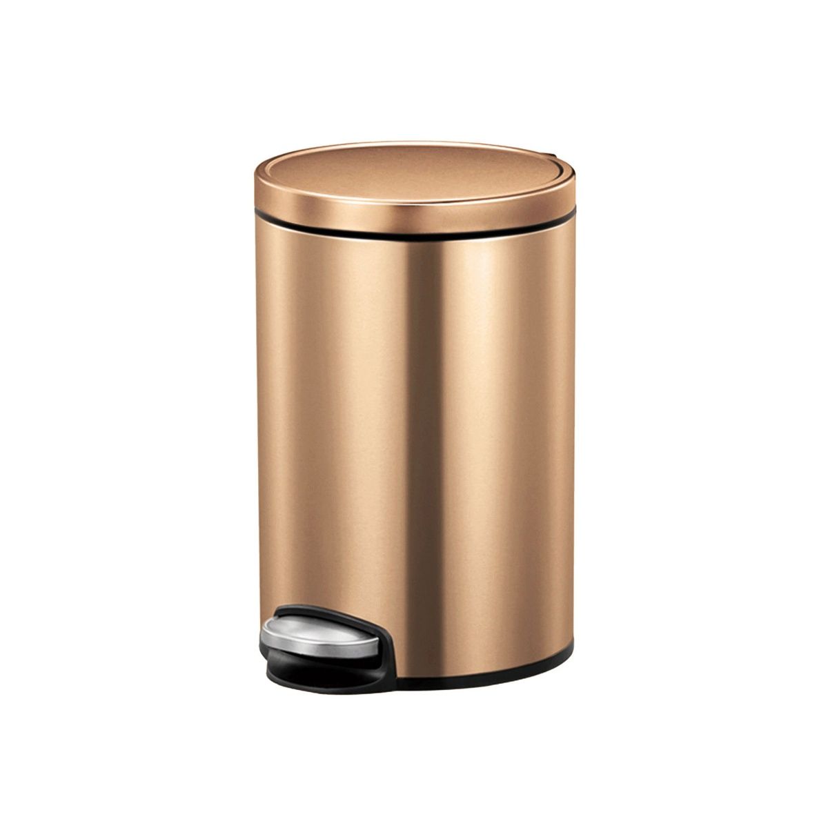 Buy OBSESSIONS Fingerprint Resistant Step Dustbin with Liner, 8 Litres ...