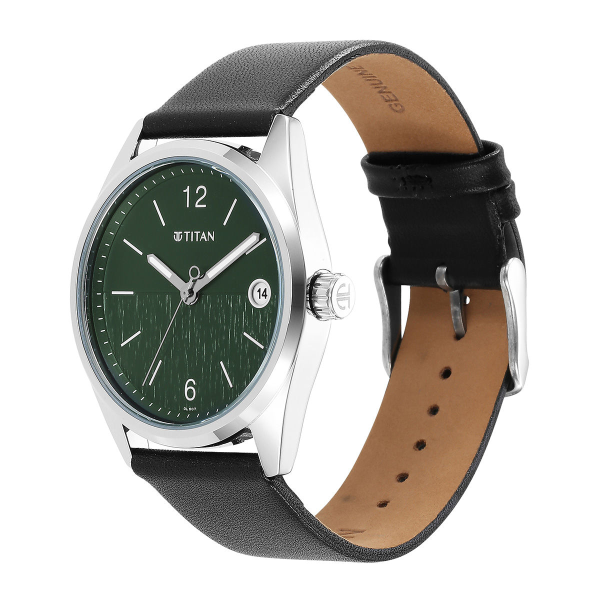 Buy Titan Neo Gents 1729SL07 Green Dial Color Analog Watch for Men Online
