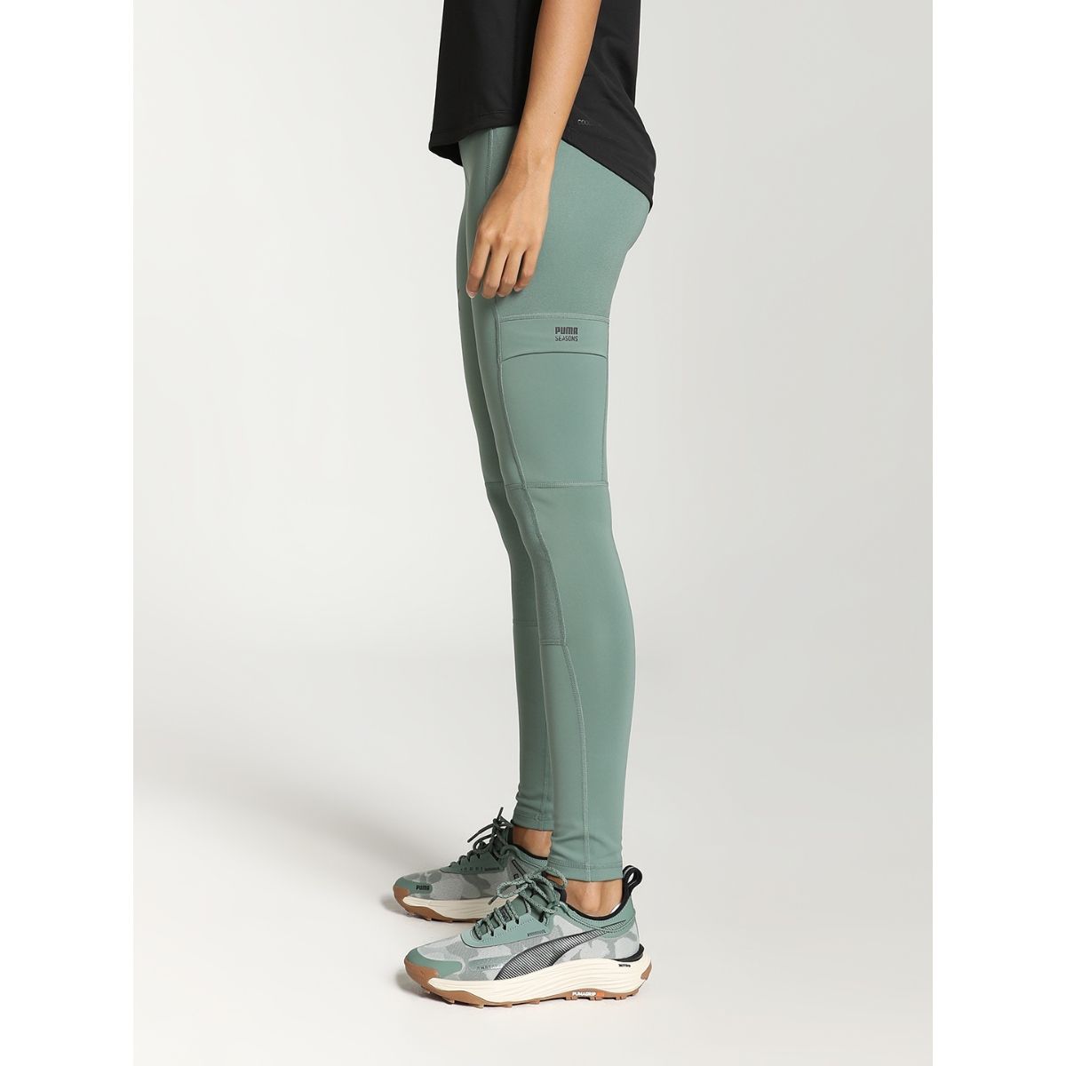 Buy Puma SEASONS FULL Women Green Tights Online