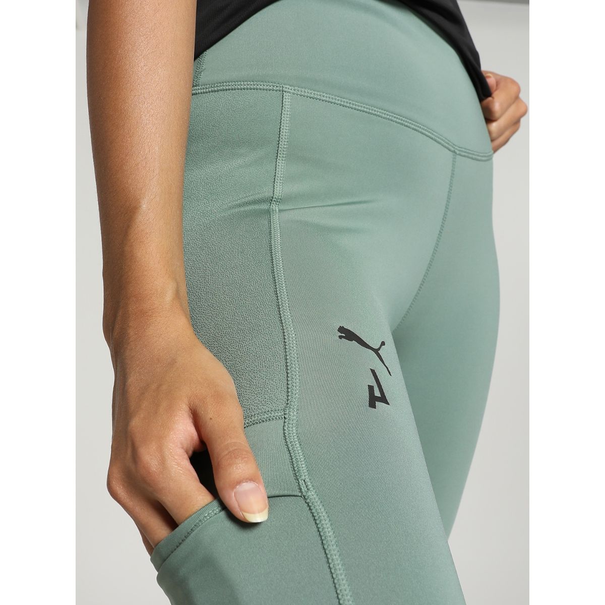 Buy Puma SEASONS FULL Women Green Tights Online