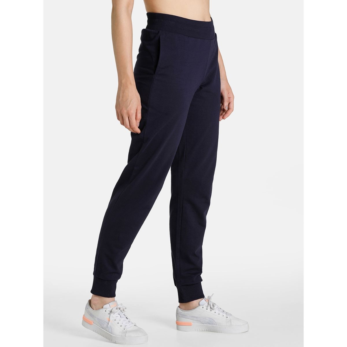 Buy Puma Patterned Graphic Women Navy Blue Sweatpants Online