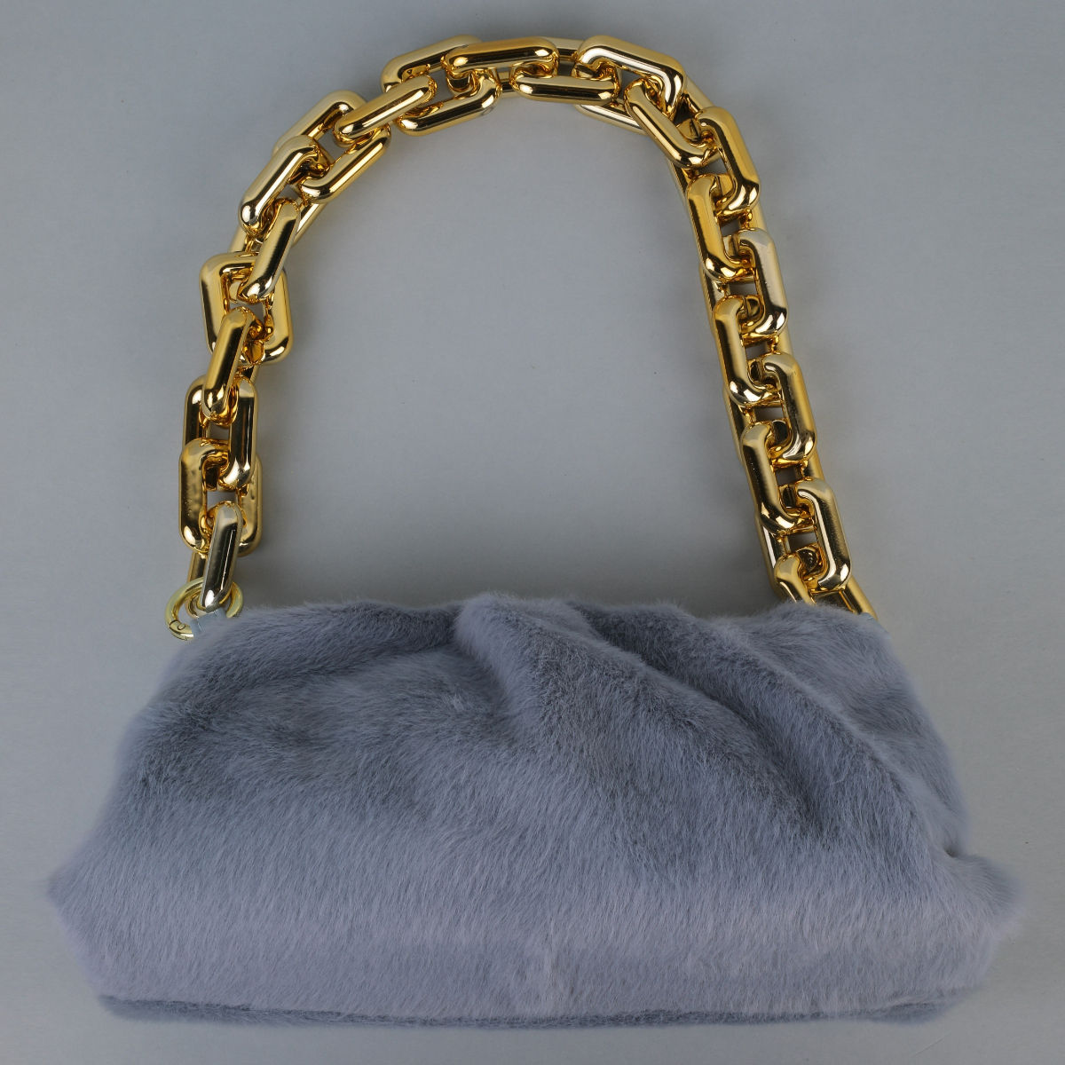 Buy THESTO Premium Blue Fur Handbags Online