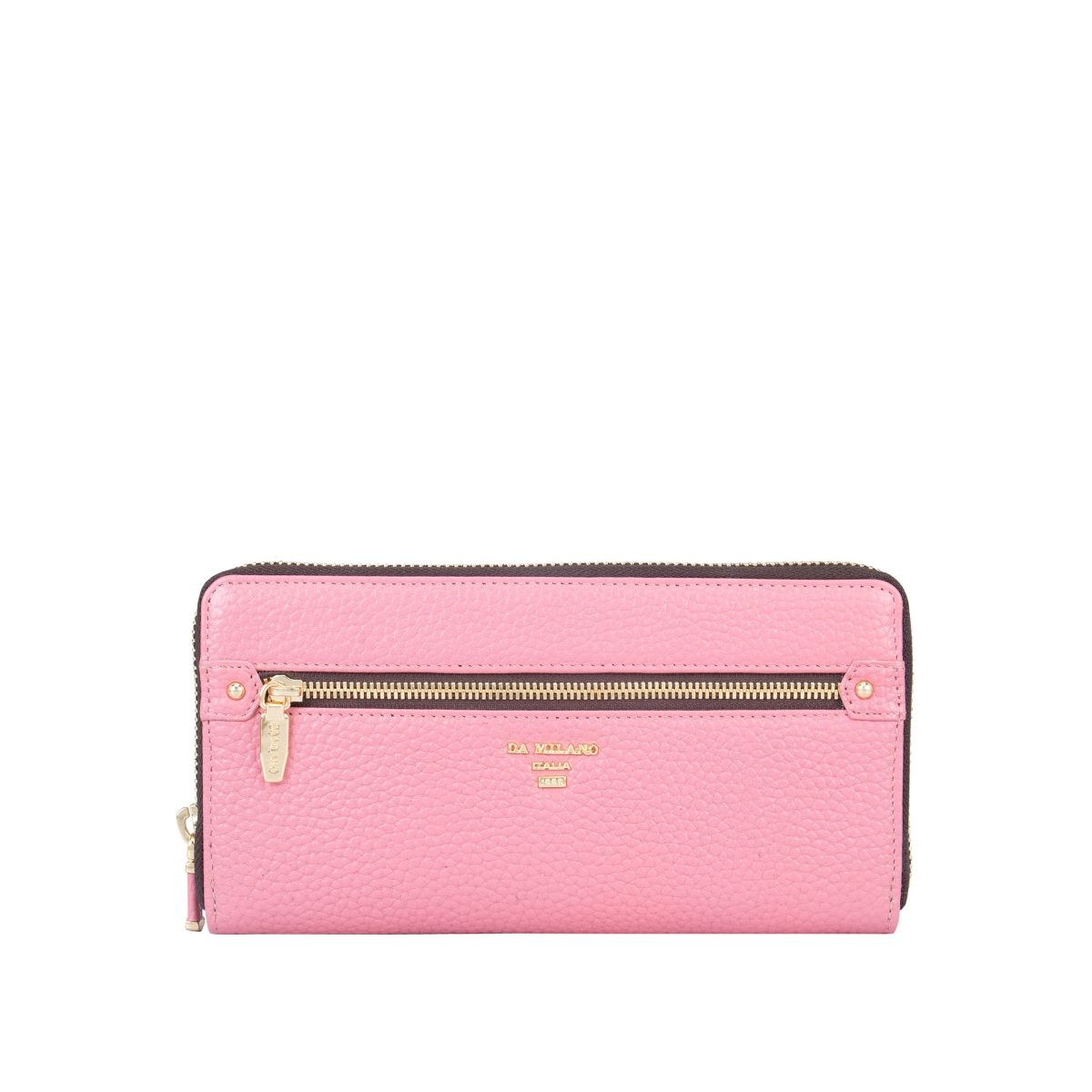 Buy Da Milano Genuine Leather Pink Ladies Wallet Online