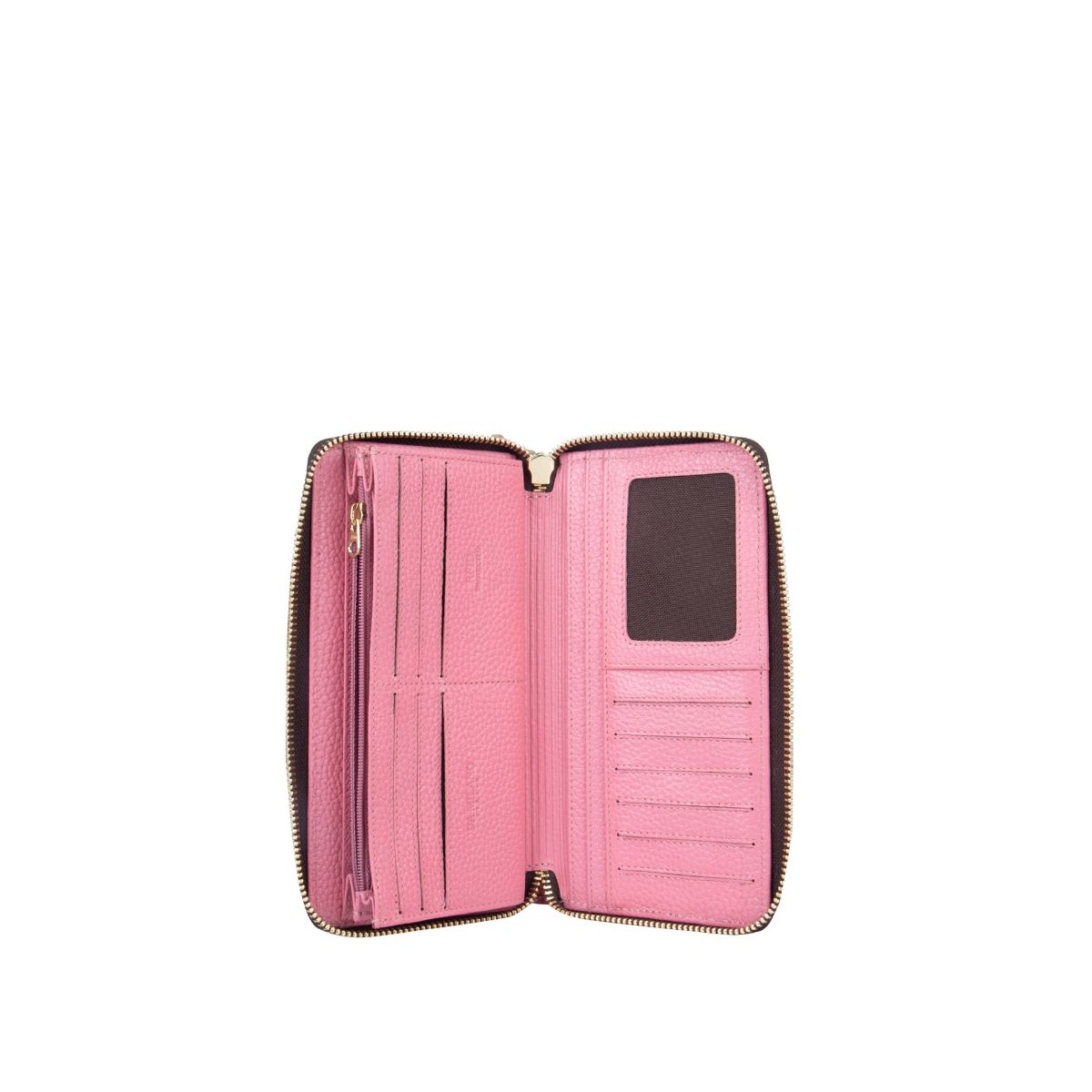 Buy Da Milano Genuine Leather Pink Ladies Wallet Online
