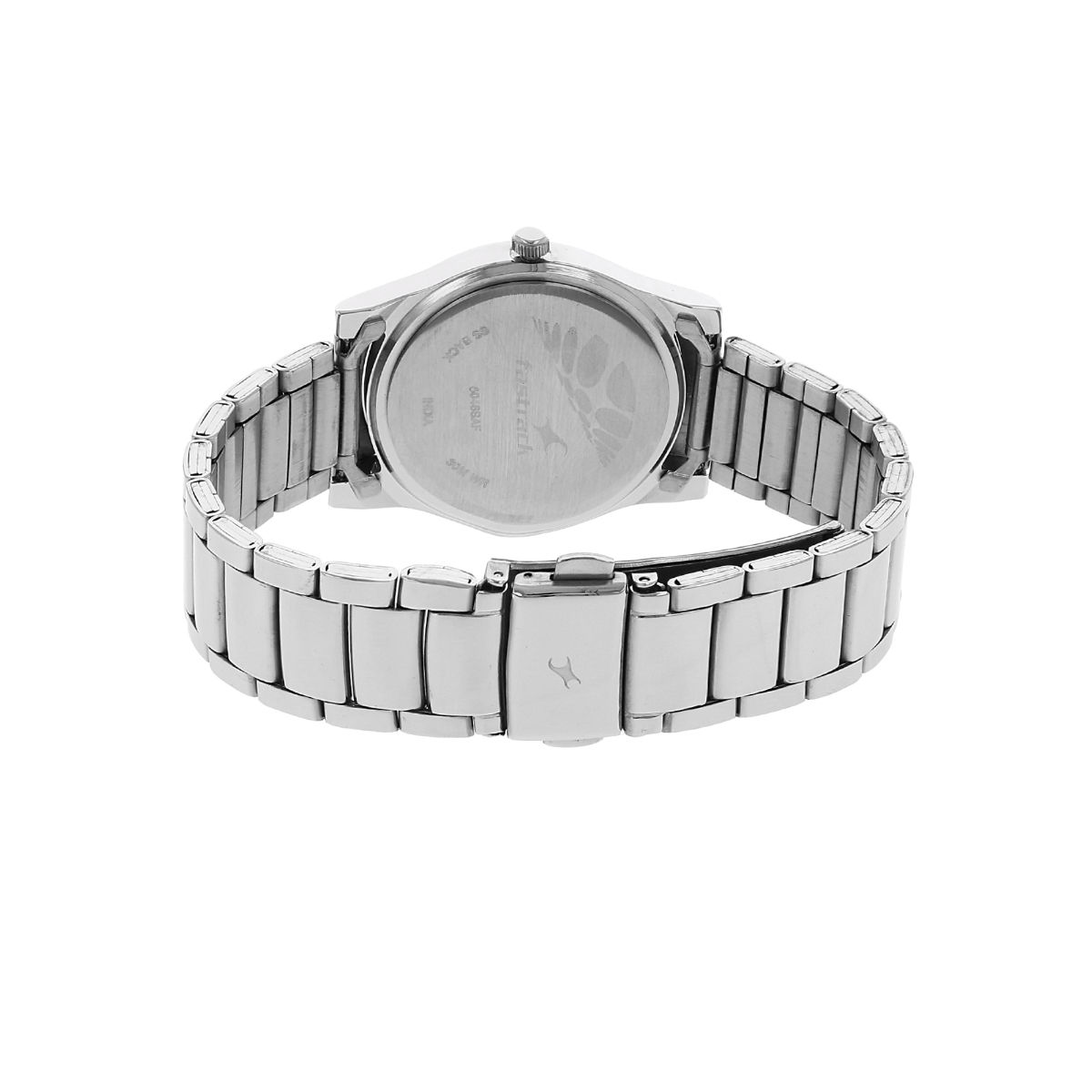 Fastrack Pink Dial Silver Stainless Steel Strap Watch: Buy Fastrack ...