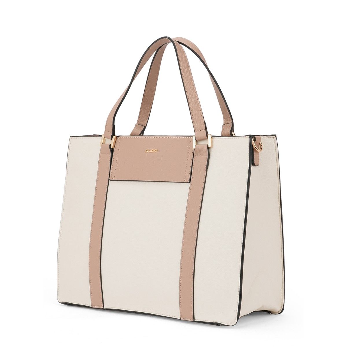 Buy Aldo Allanbrooke Women White Tote Bag (Set of 2) Online