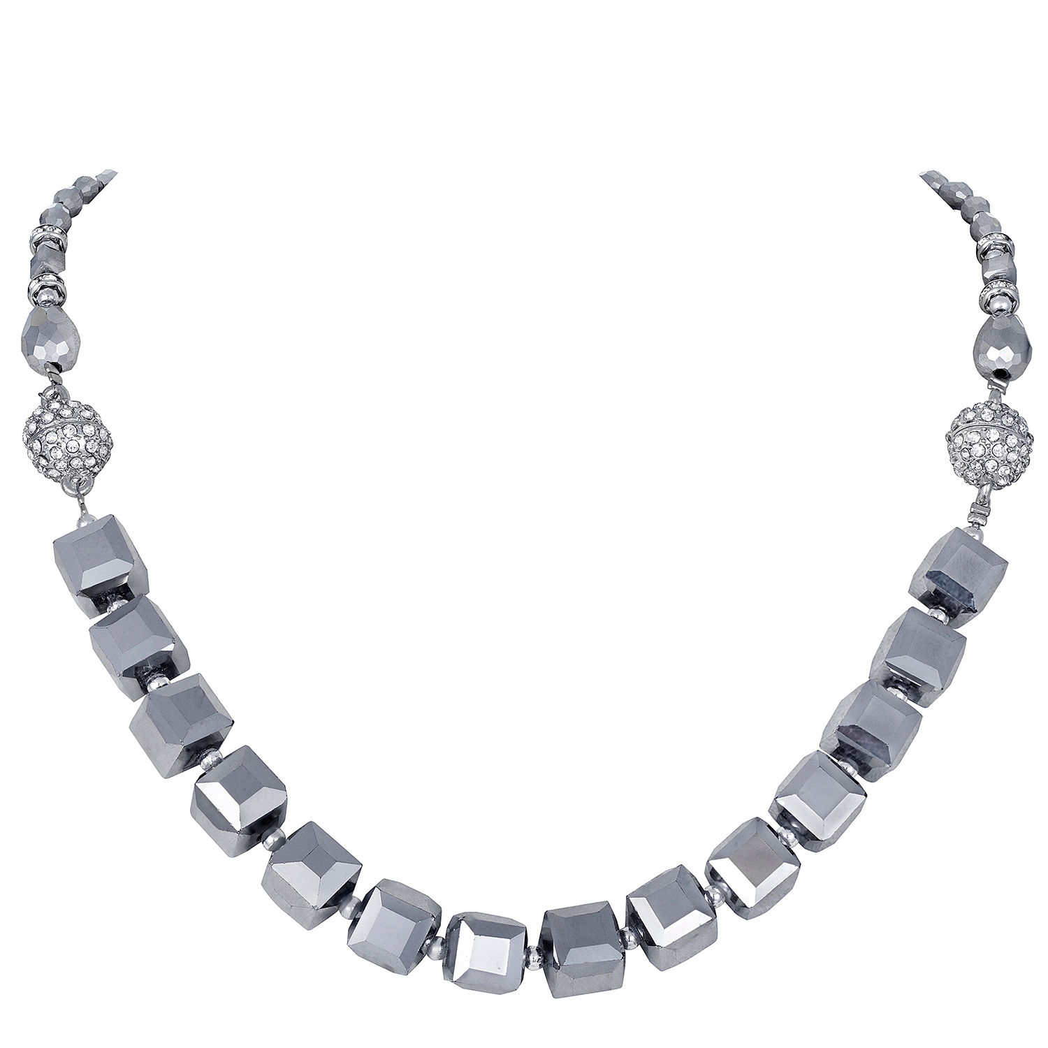 Buy Peora Magnetic Therapy Arthritic Hematite Crystal Bead Silver ...