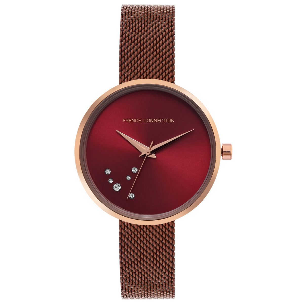 Buy French Connection Women Burgundy Analogue Watch - FCL23-A Online