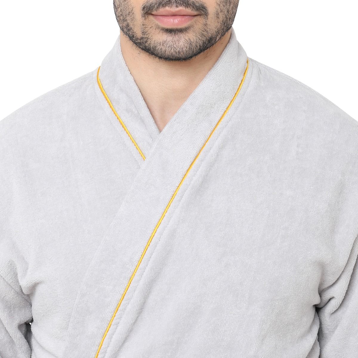 Buy Spaces Exotica Cotton Quick Dry High Loft Ultra Soft Bath Robe (L ...