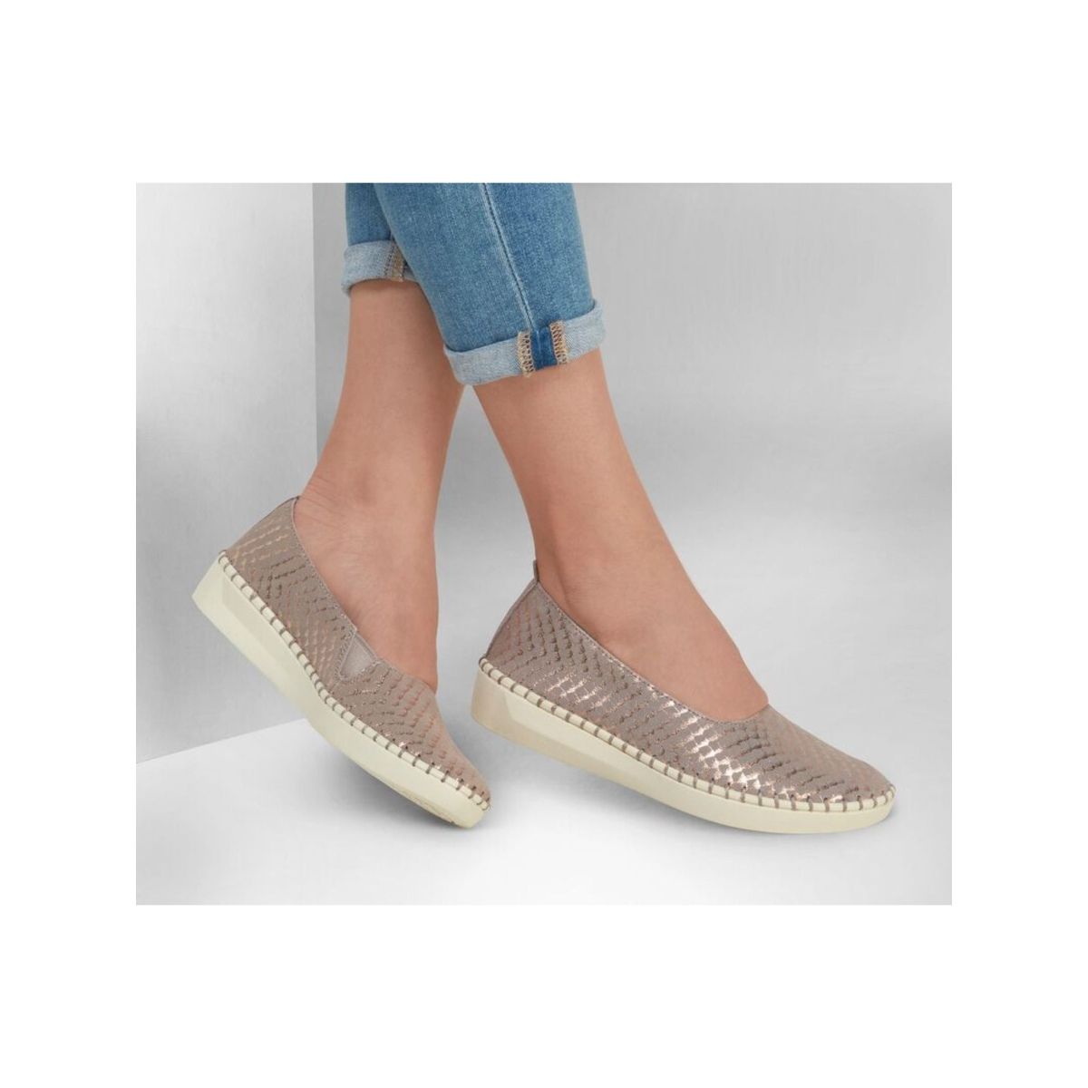 Buy SKECHERS Sepulveda 2.0 - Summer Sheen Brown Active Slip-on Online