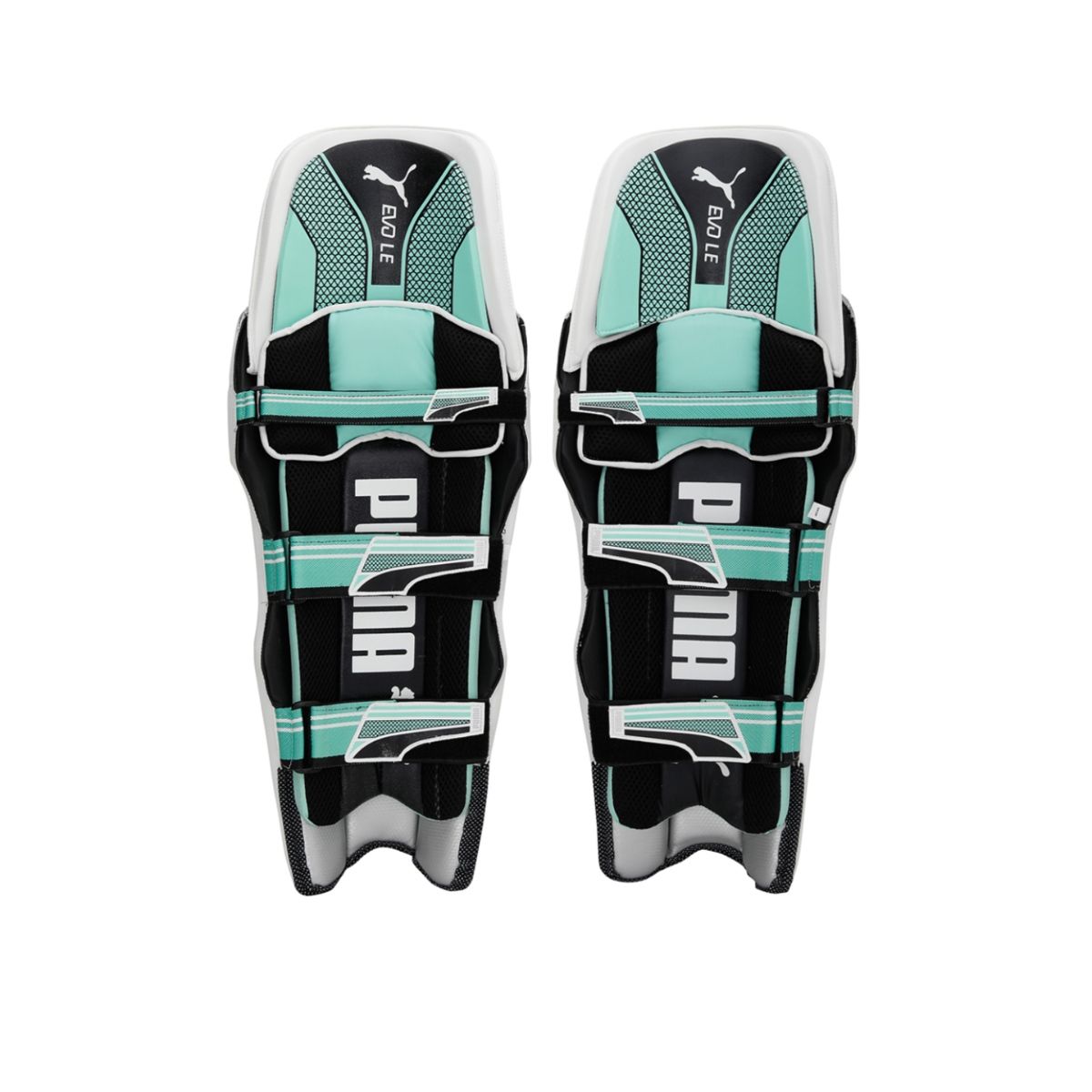 Buy Puma Evo Le Unisex Green Cricket Batting Pads Online