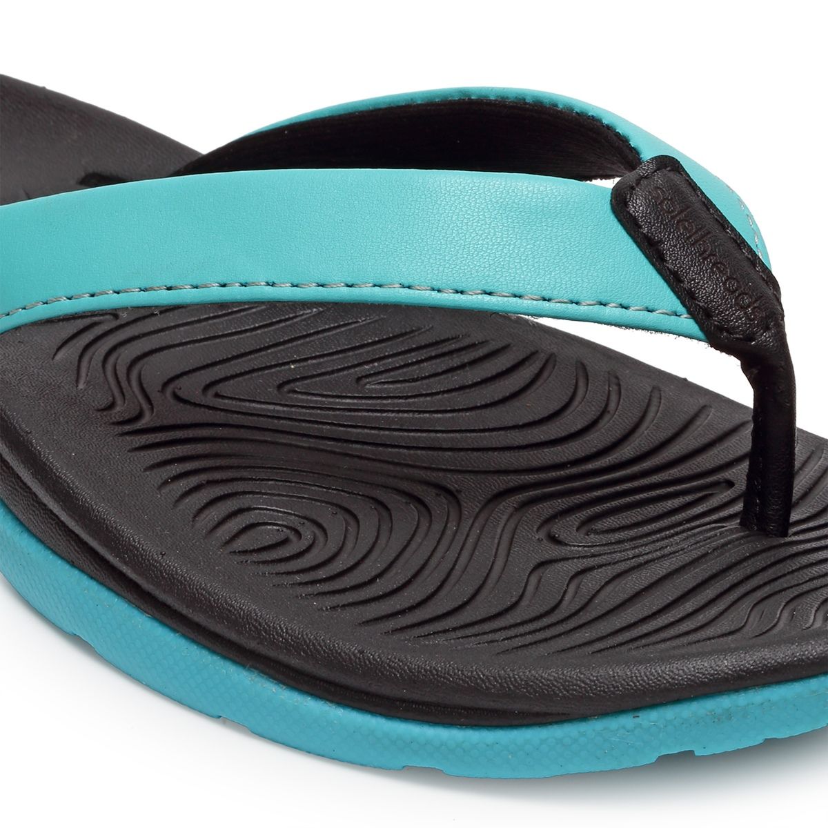 Buy SOLETHREADS Sera Black Solid Women Flip Flops Online