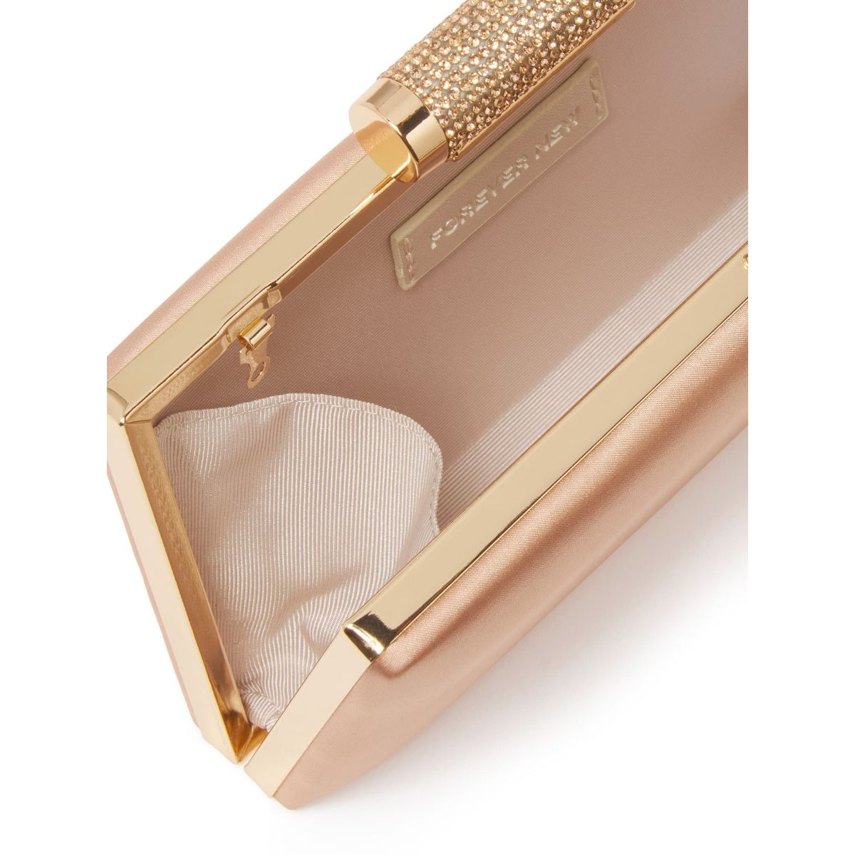 Buy Forever New Jacqui Crystal Clasp Hardcase Clutch Online