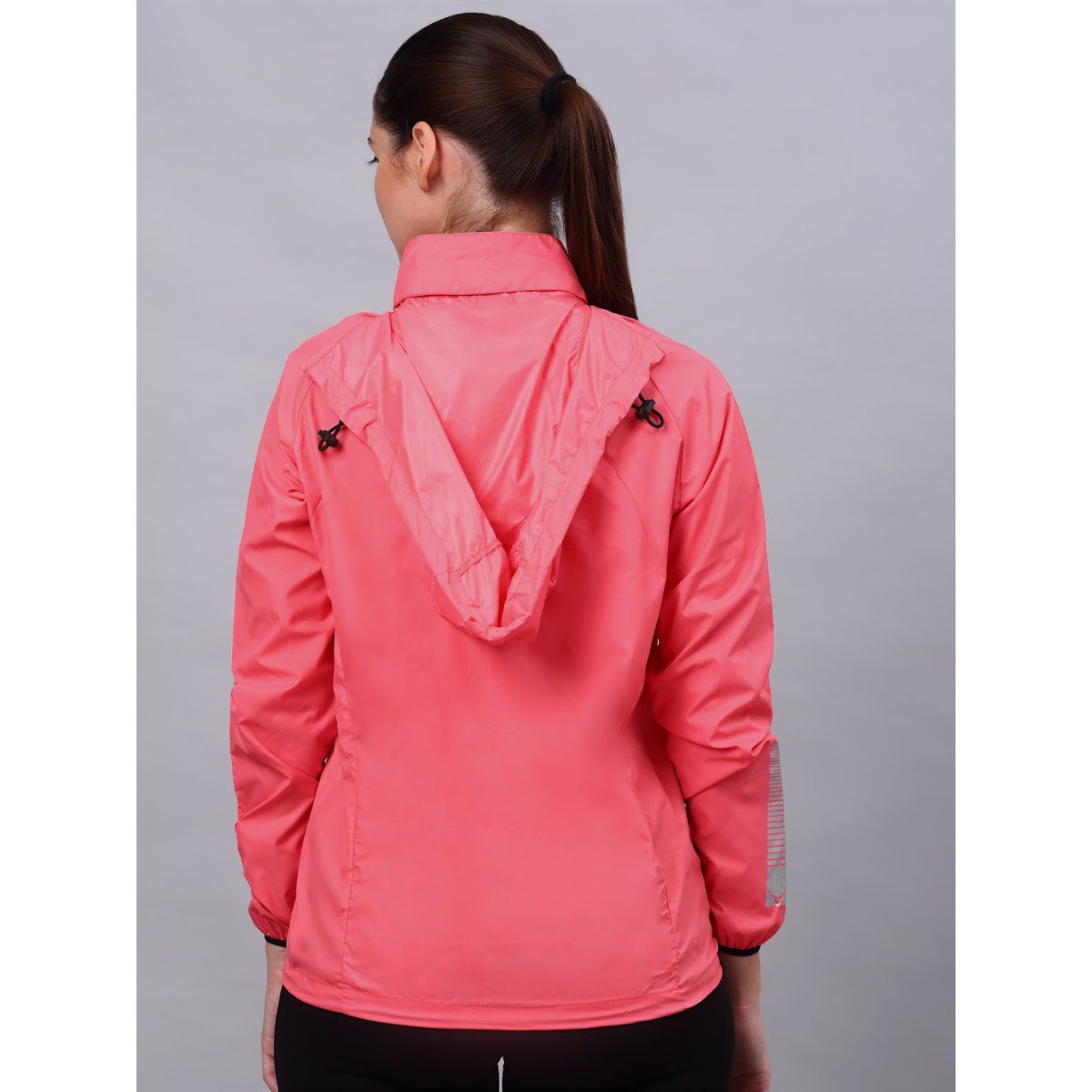 Buy INVINCIBLE Pink Womens Wind Runner Outdoor Sweatshirt Online