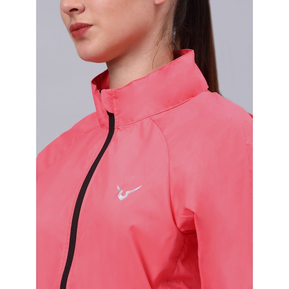 Buy INVINCIBLE Pink Womens Wind Runner Outdoor Sweatshirt Online