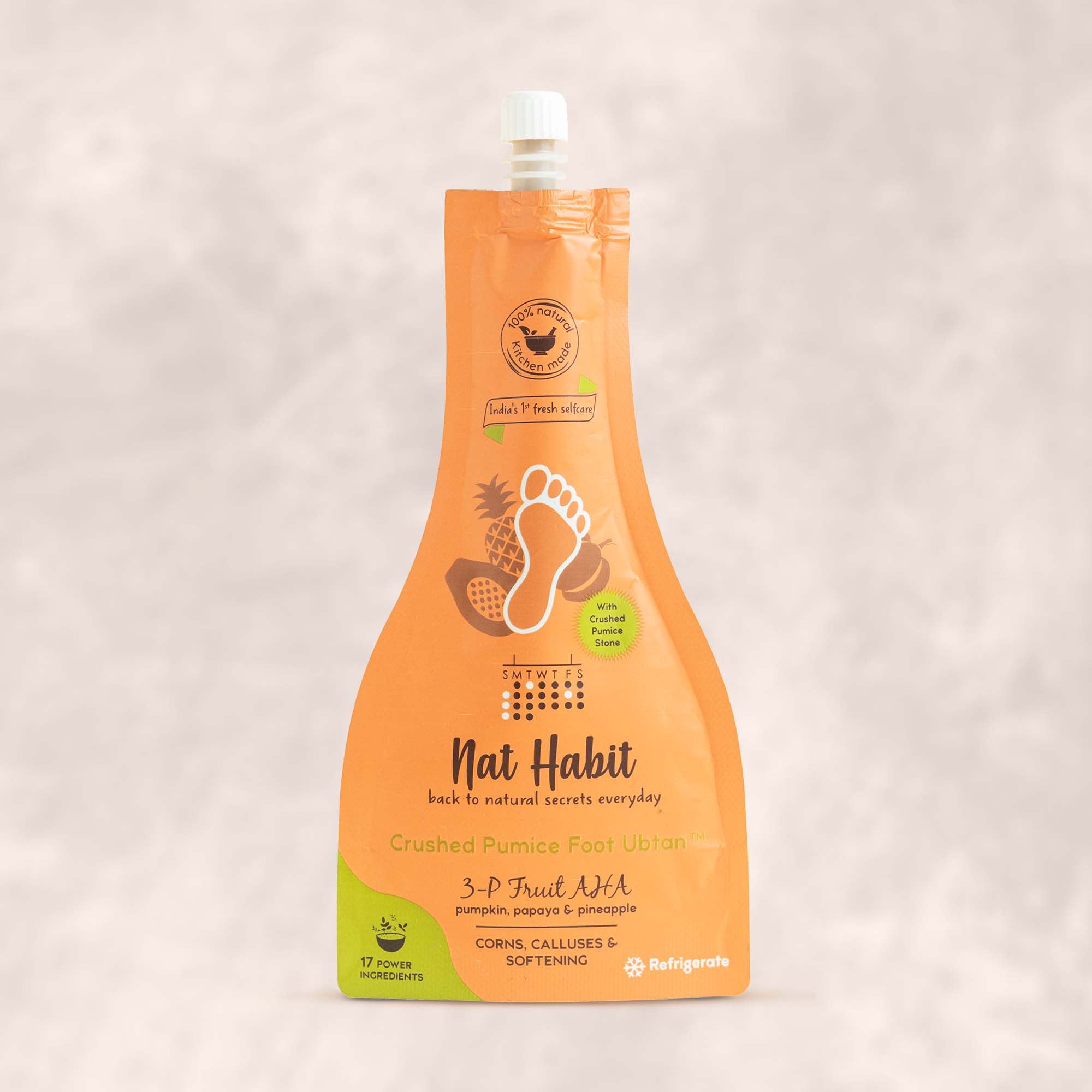 Buy Nat Habit 3P- AHA Foot Ubtan, Foot Mask & Cedar Lift Foot Salt for ...