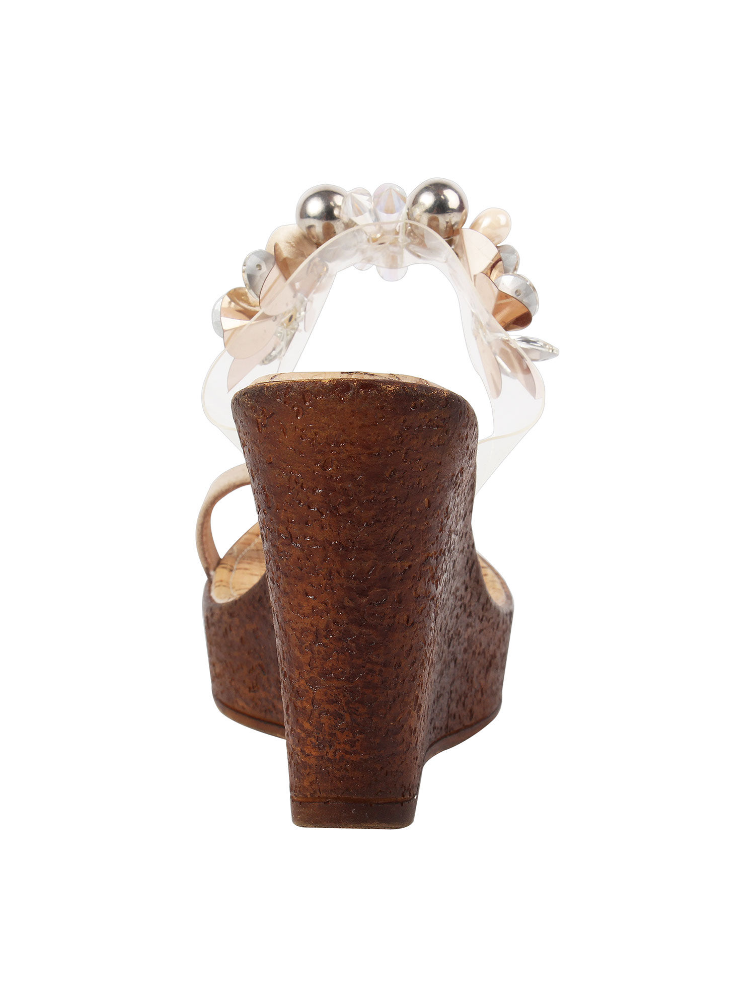 CATWALK Beige Embellished Wedges: Buy CATWALK Beige Embellished Wedges ...