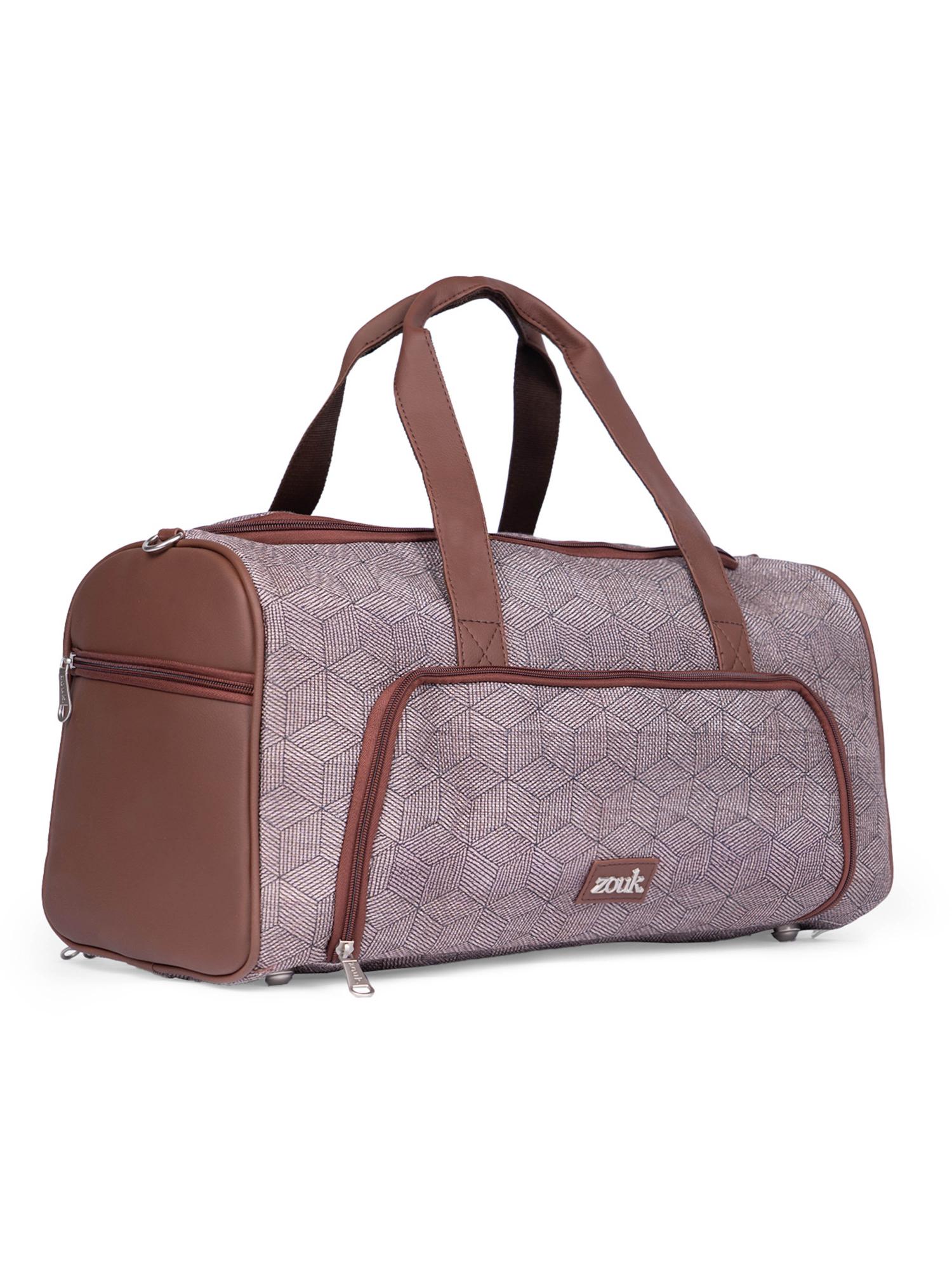 Buy Zouk Grey Tidal Wave Weekender Duffel Bag (M) Online