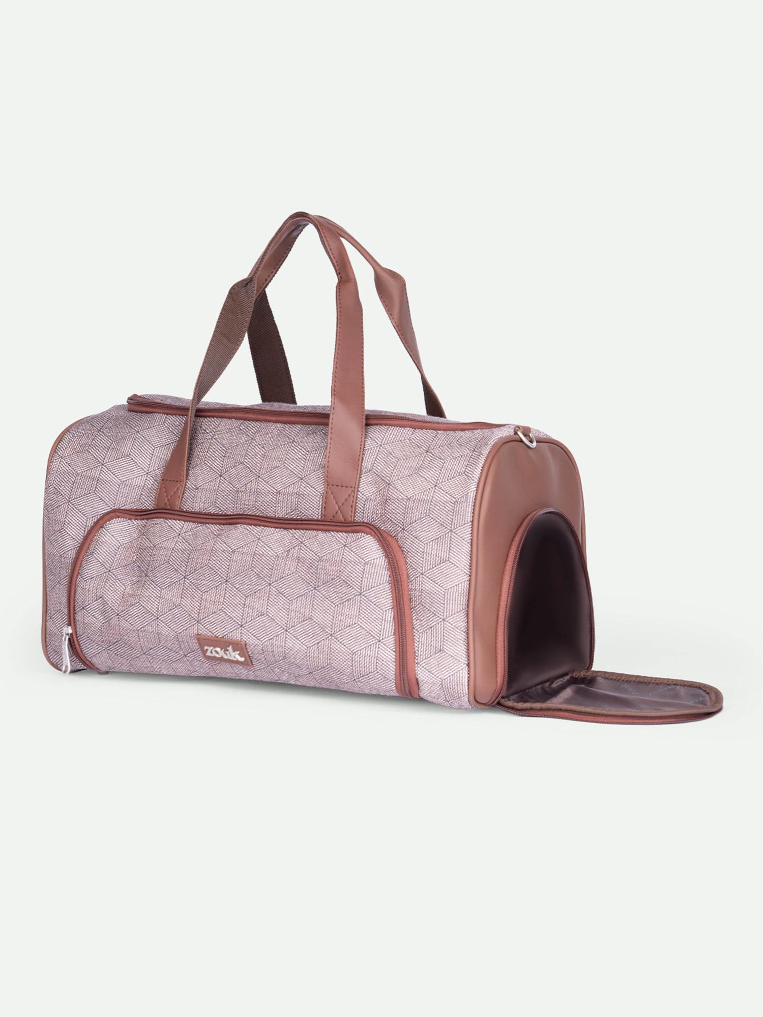 Buy Zouk Grey Tidal Wave Weekender Duffel Bag (M) Online