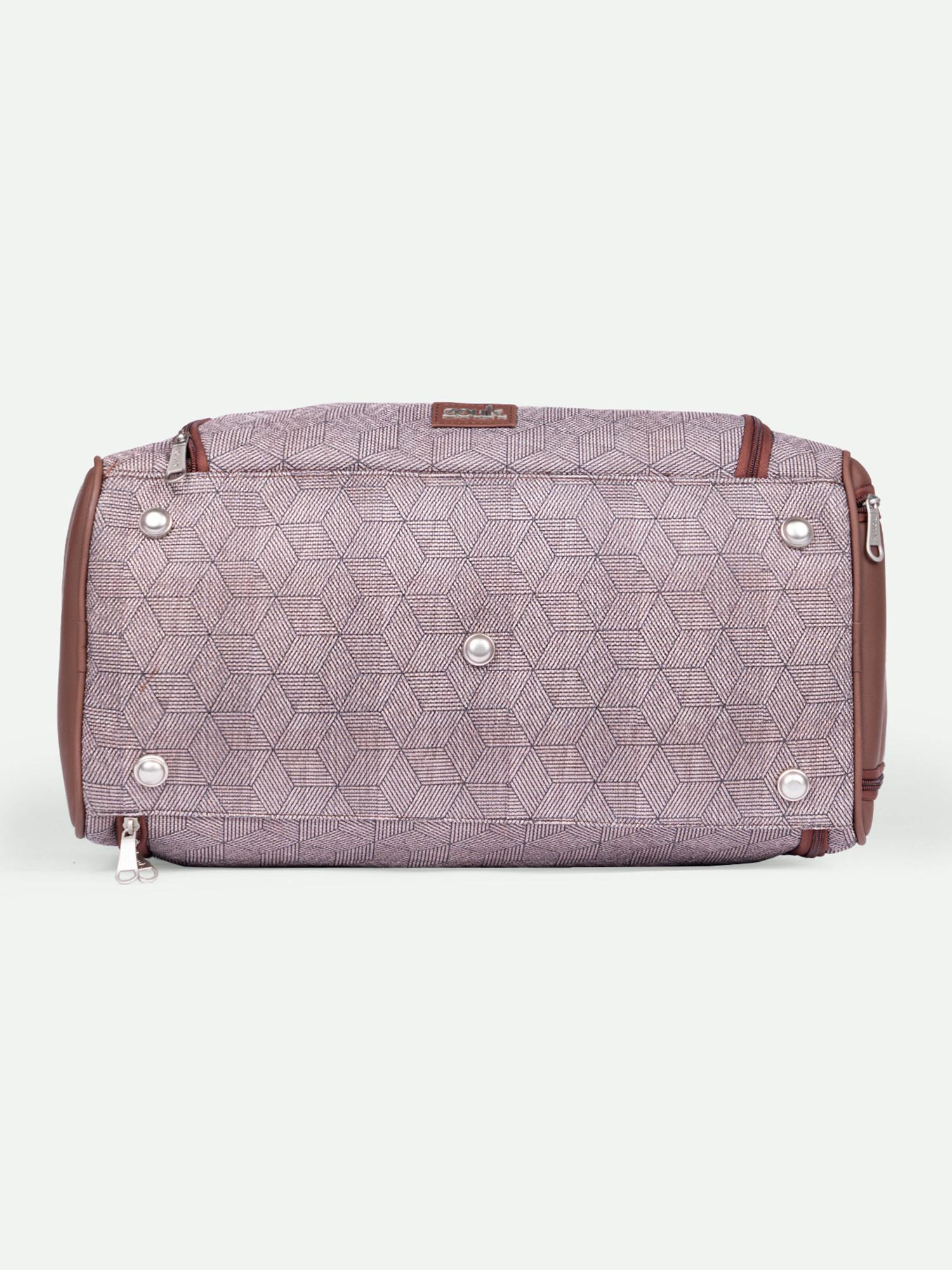 Buy Zouk Grey Tidal Wave Weekender Duffel Bag (M) Online