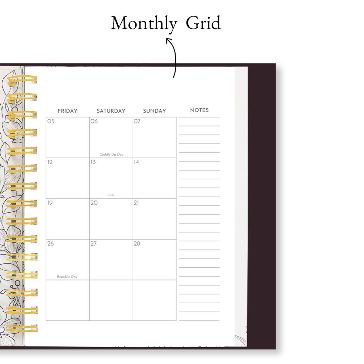 Buy Happywagon 2024 Believe Wiro Wrap Planner Online