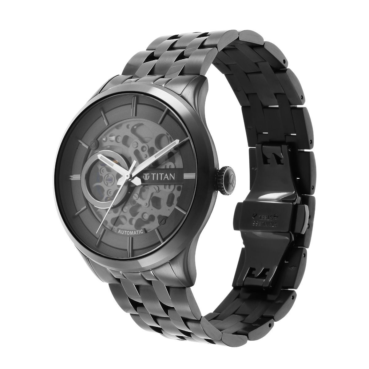 Buy Titan 90140QM02 - Gun Dial Analog Watch for Men Online